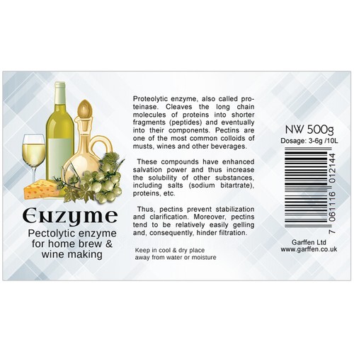 Pectolase Enzyme 500g Pectolytic Pectin Destroying Enzyme Home Brew ...