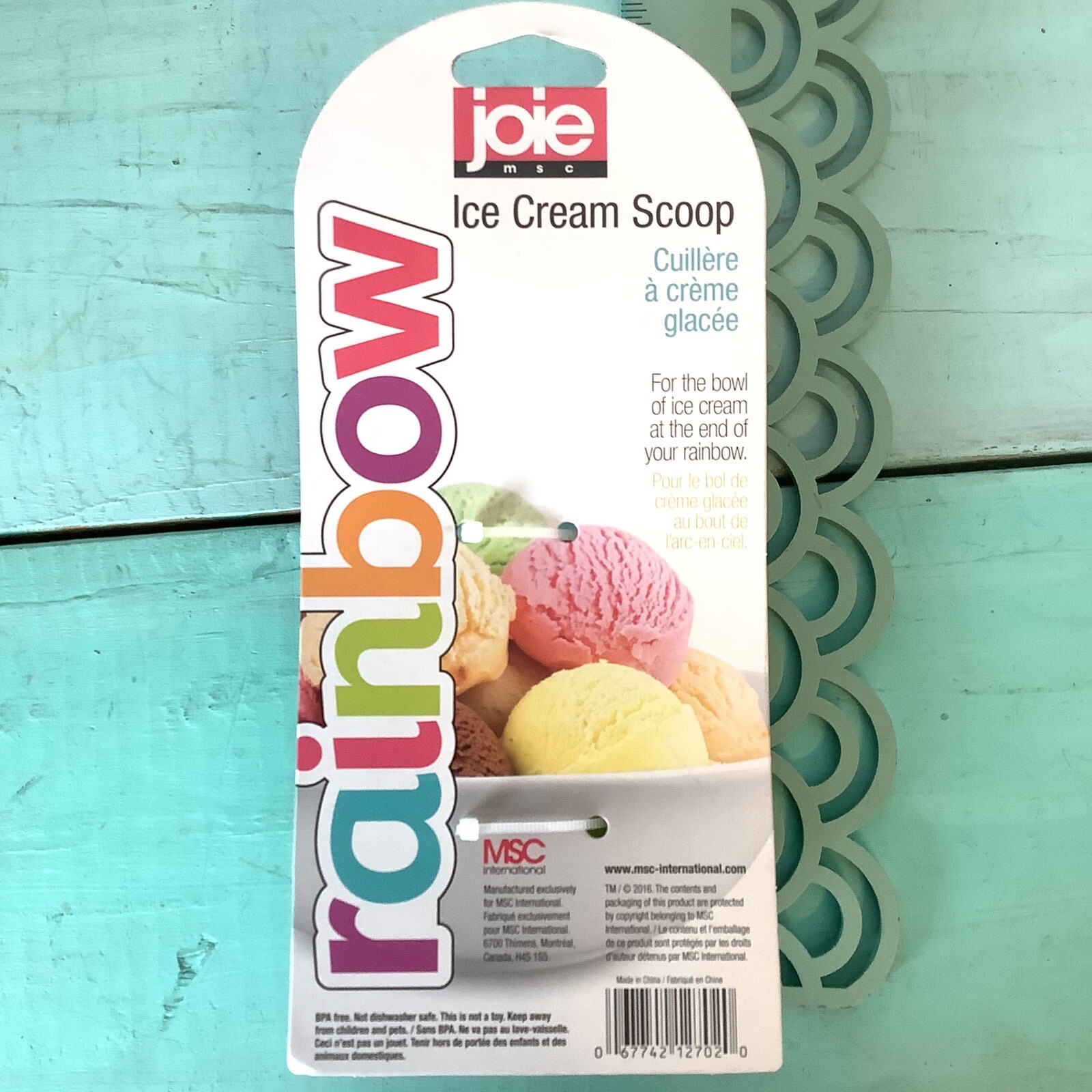 New Rainbow - Ice Cream Scoop - BPA Free - JOIE MSC -Free Shipping | eBay
