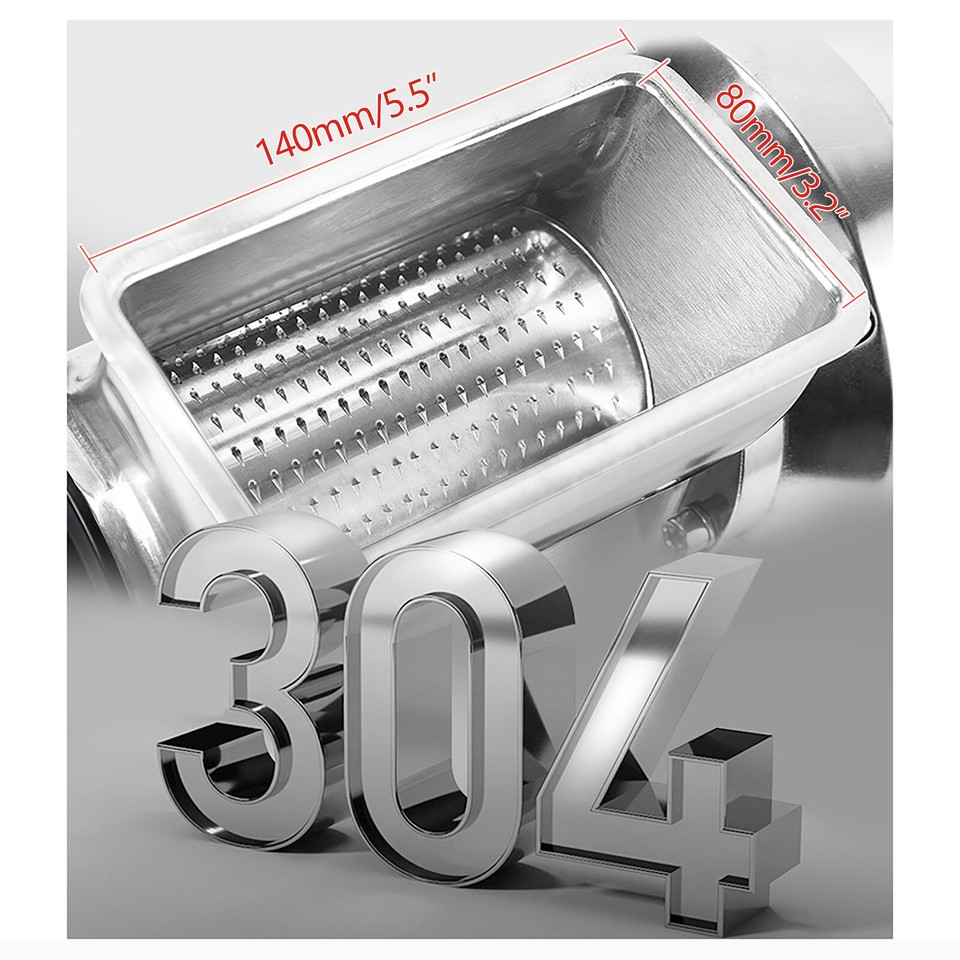 550W Commercial Cheese Grater Diner Electric Cheese Grinder Slicer ...