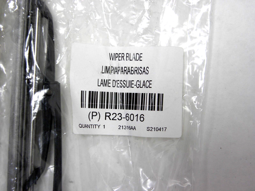 Paccar Peterbilt Kenworth R23-6016, 22" Long Blade Windshield Wiper ...