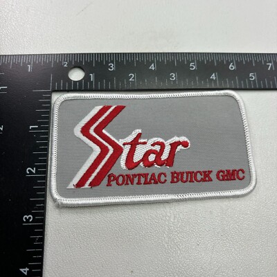 Vintage Car Dealer STAR PONTIAC BUICK GMC Patch (Automobiles) 39P5 | eBay