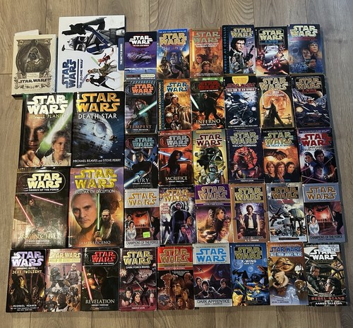 Lot of 39 Star Wars Expanded Universe Books EU Legends X-Wing Jedi ...