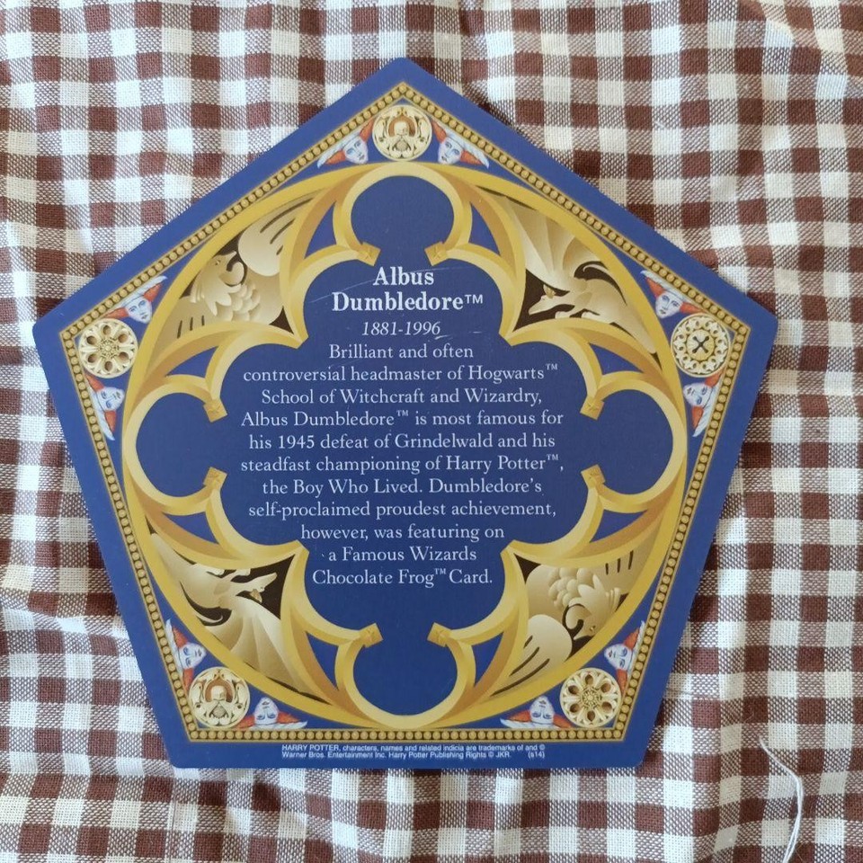 Harry Potter Chocolate Frog Dumbledore Card USJ Univer | eBay