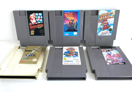 Nintendo Nes 6x Games Shadow of the Ninja Mario Bros & Zelda 2 ...