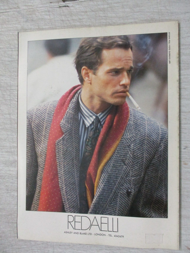 UNIQUE STYLE FOR MEN UK MAGAZINE DEC 1985 PATSY KENSIT RICCARDO BINI ...