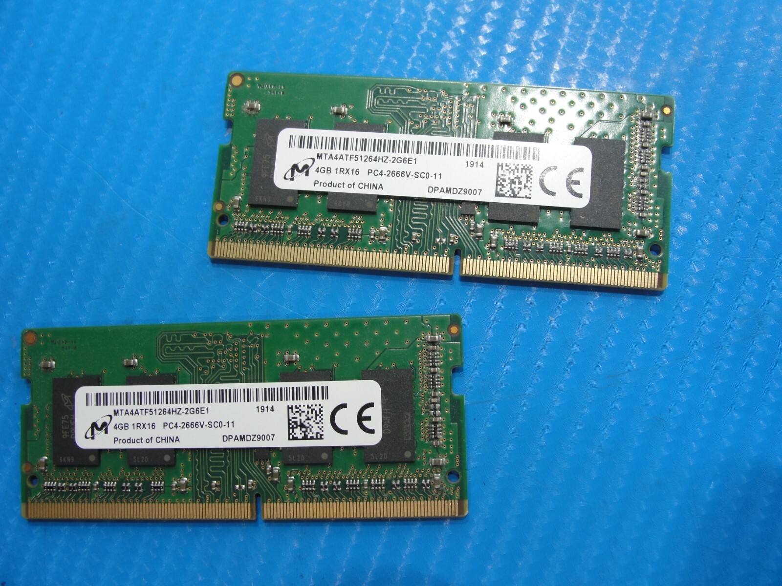 HP 15m-ds0011dx Micron 8GB (2x4GB) Memory RAM SO-DIMM MTA4ATF51264HZ ...