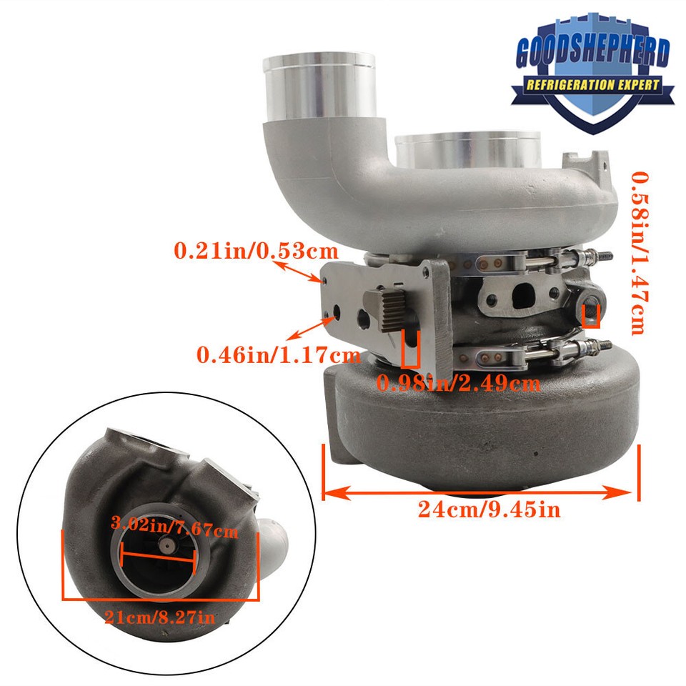 Turbo For Dodge Ram ISB 6.7L Turbo I6 Diesel Cummins 2013-2018 HE300VG ...