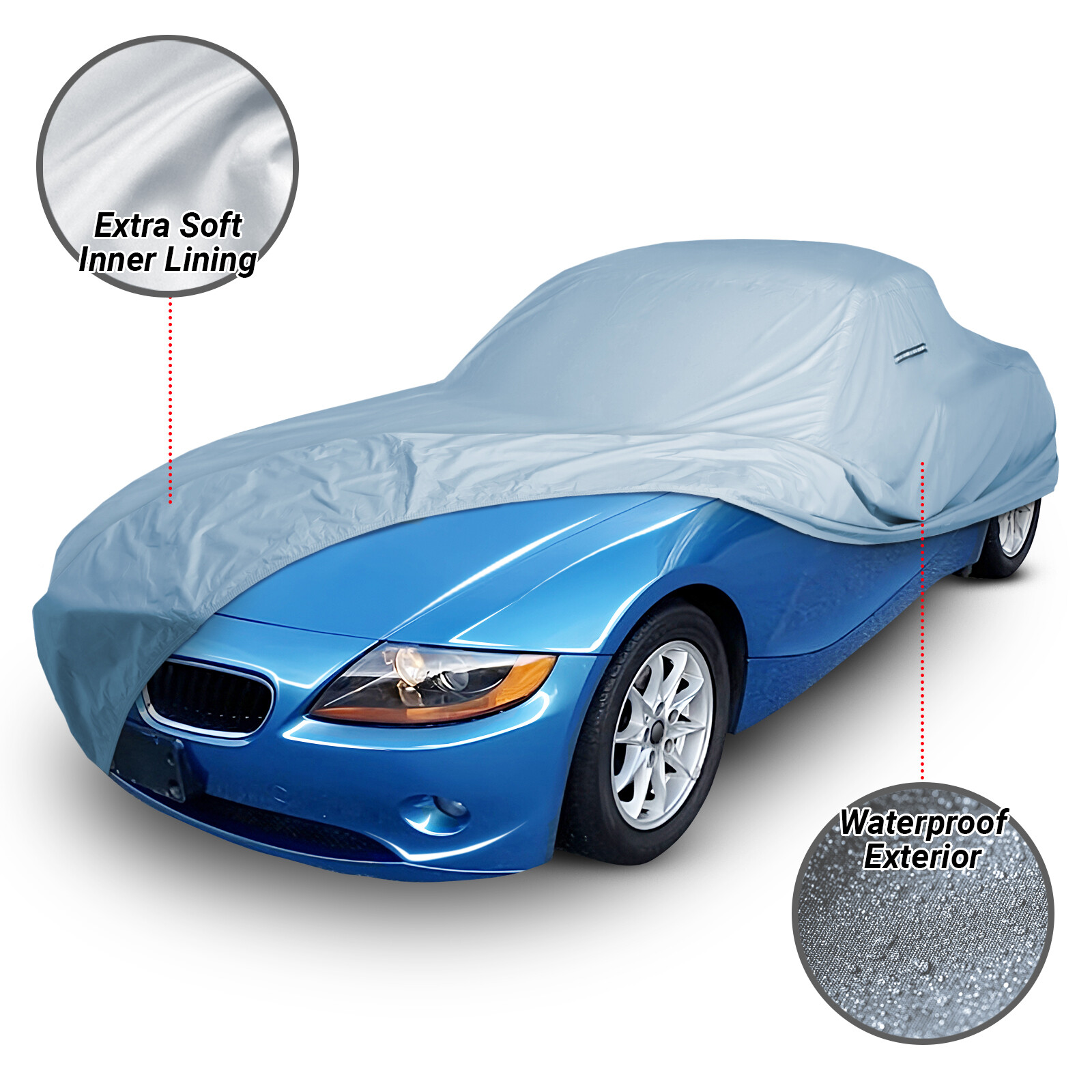 For BMW [Z4] Premium Custom-Fit Outdoor Waterproof Car Cover for Indoor ...