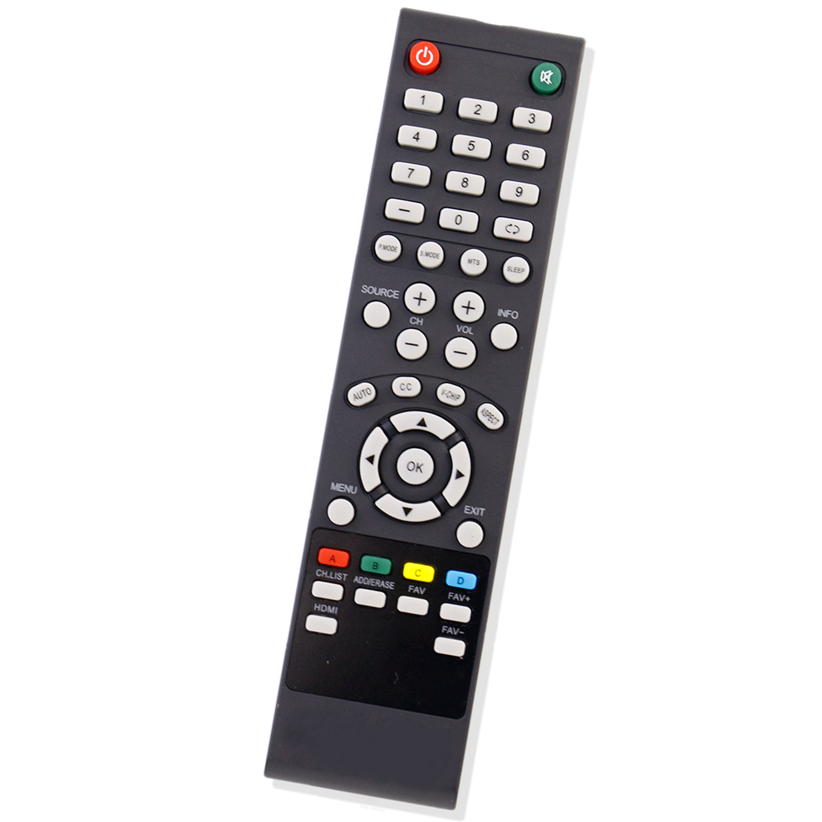 WS1288 Replacemet Remote Control for Element SEIKI PROSCAN TV WS-1288 ...