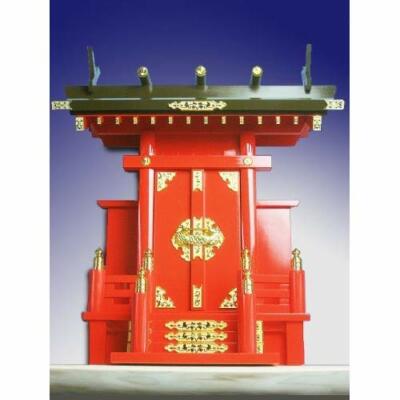 Inari Red Kamidana Household Miniature Wooden Japanese Shinto Shrine ...
