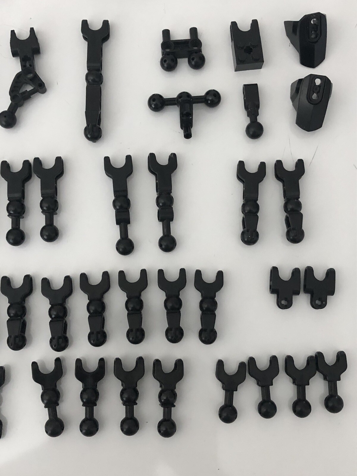 41pc Lot Black Lego Bionicle Technic Hero Factory Body Ball Joints ...