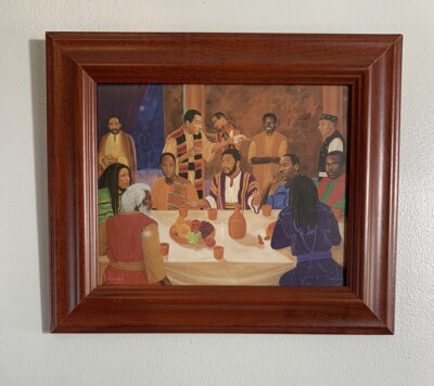 Kolongi Brathwaite Ancestors In Conference Framed Matted Print Hanging ...