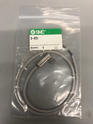 SMC® D-R731 2-Wire In-Line Reed Auto Switch With 0.5 m Lead Wire, 100 ...