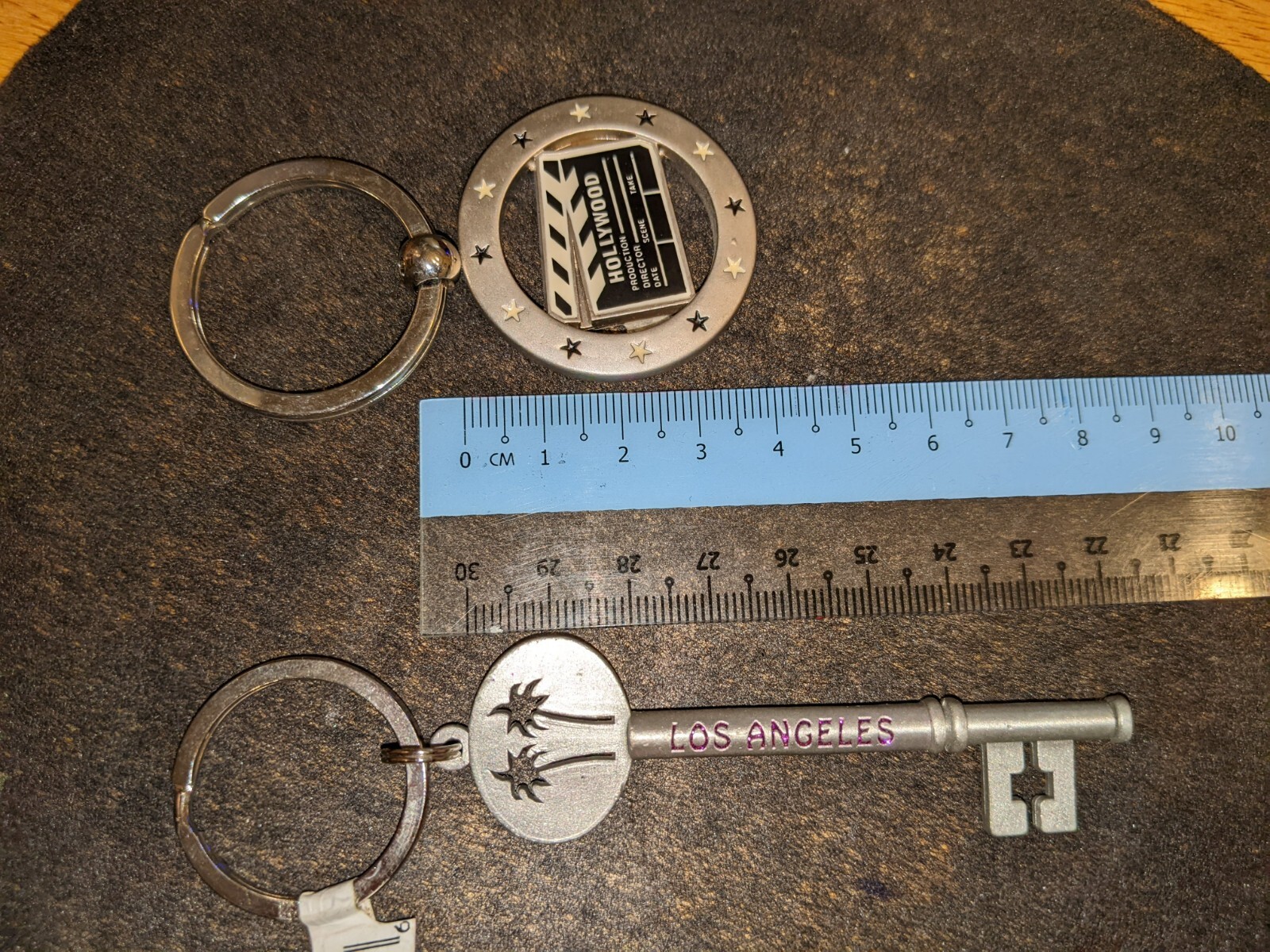 Hollywood Clapboard Keychain Movie Director Film Producer +Palm Tree ...