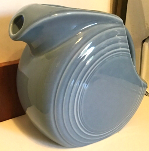 FiestaWare Large Disc Water Pitcher Periwinkle Blue Color HLC USA 1st ...