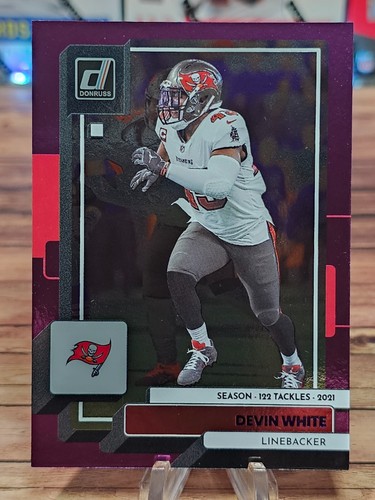 2022 Panini Donruss - Season Stat Line #258 Devin White /122 for sale ...