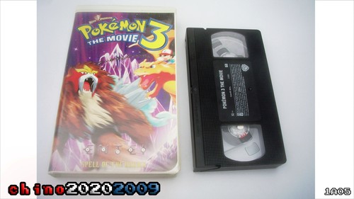 Pokemon 3 The Movie Vhs