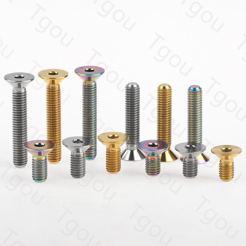 M5X15mm Titanium Ti Racing Car Steering Wheel Screws Countersunk Bolts ...