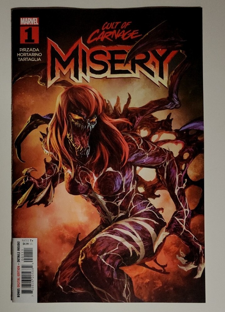🔑CULT OF CARNAGE: MISERY #1 (of 5) 07/2023 NM/NM- 1st App MISERY MARVEL ...