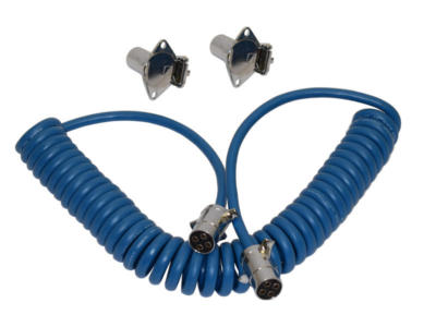 Blue Ox 4 Wire Electrical Coiled Cable Ext | eBay