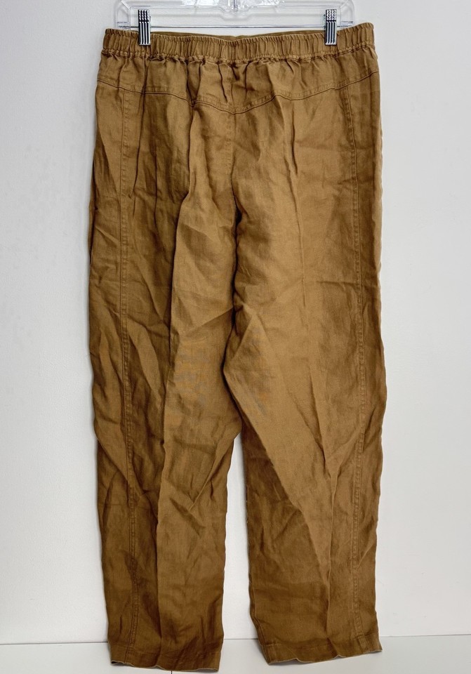 New Womens Orvis Shoreline Linen Breeze Pants Size M Beachy Linen ...