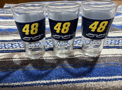 3 NASCAR Driver Jimmie Johnson #48 Pint Beer Glasses 16 ounce | eBay
