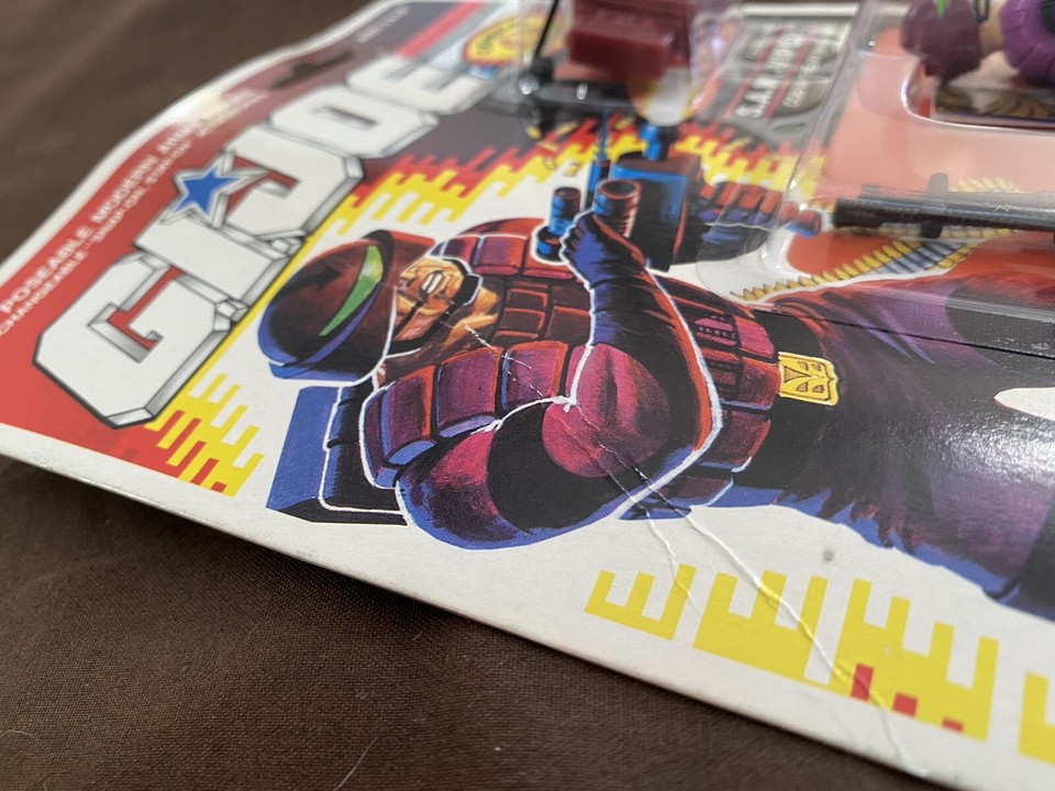 VINTAGE HASBRO 1989 GI JOE COBRA SAW VIPER MOC 34 BACK CLEAR SEALED ...