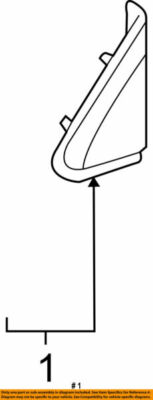 60118-60010 Toyota Cover sub-assy, front pillar, upr lh 6011860010, New ...