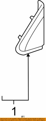 60118-60010 Toyota Cover sub-assy, front pillar, upr lh 6011860010, New ...