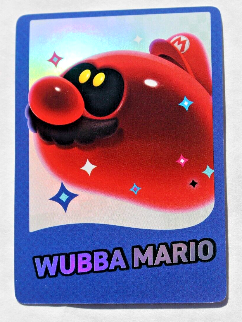 Super Mario Bros. Wonder Set 10 Trading Cards Including HOLO WUBBA ...