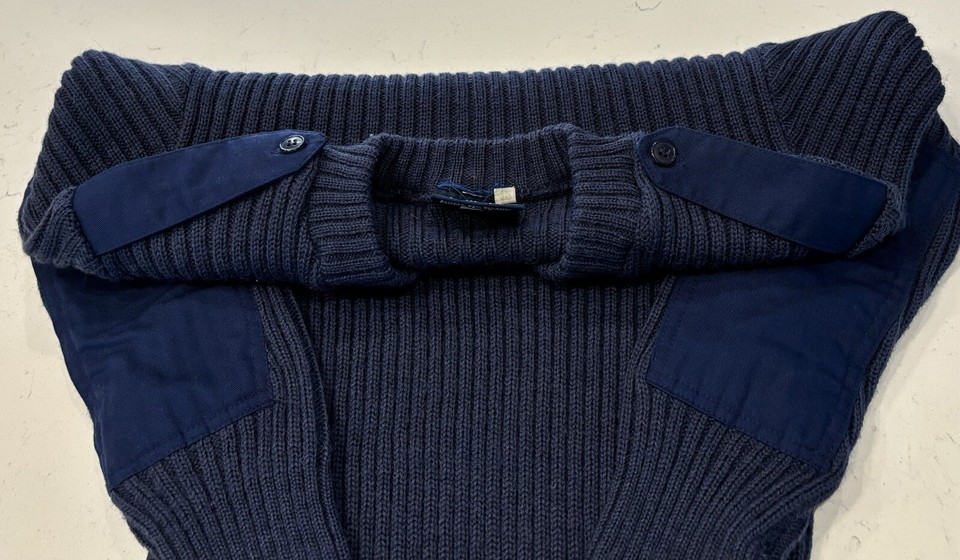 CITADEL VTG Made in England Wool Commando Sweater 42/L Military Jumper ...