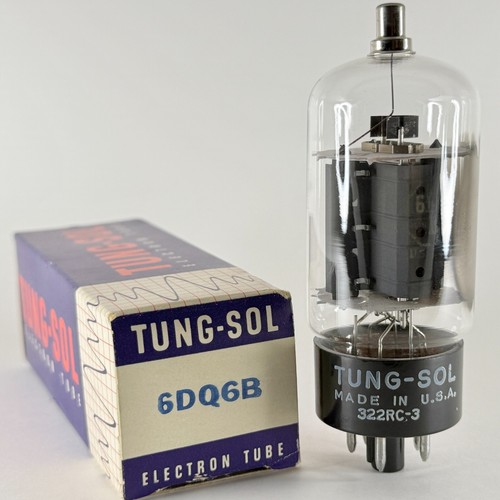 (1) Tested Very Strong NOS Tung Sol 6DQ6B Tube with Box Date Code RC-3 ...