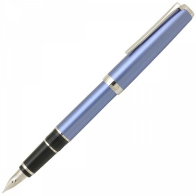 Pilot Falcon ELABO Metal Body Fountain Pen Light Blue SM Nib FE-25SR ...