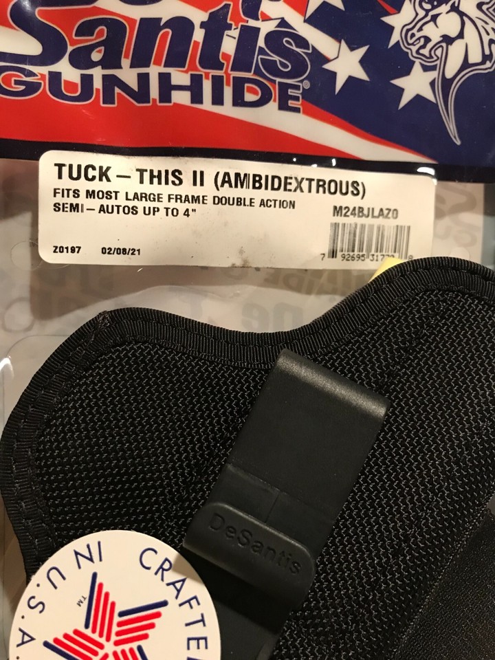 Desantis Tuck-This II Ambi Holster Glock 19 17 22 HK VP9 5906 M&P 9/40 ...