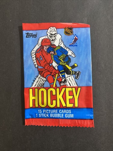 1984/85 TOPPS NHL HOCKEY EMPTY WAX WRAPPER STEVE YZERMAN ROOKIE | eBay
