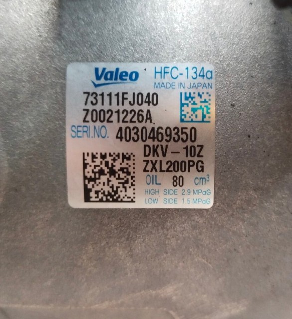 Klimakompressor Subaru Impreza 73111FJ040 AC Compressor online kaufen ...