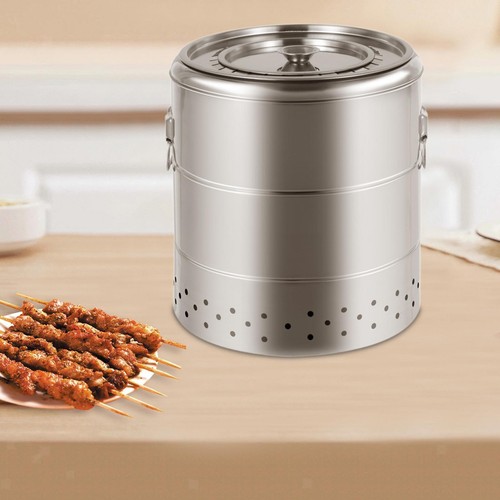 Barbecue Hanging Grill Portable BBQ Grill Bucket for Camping Parks ...