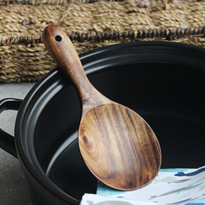 Wooden Rice Wooden Spoon Home Rice Spoon Wooden Ladle Wooden Rice Spade ...