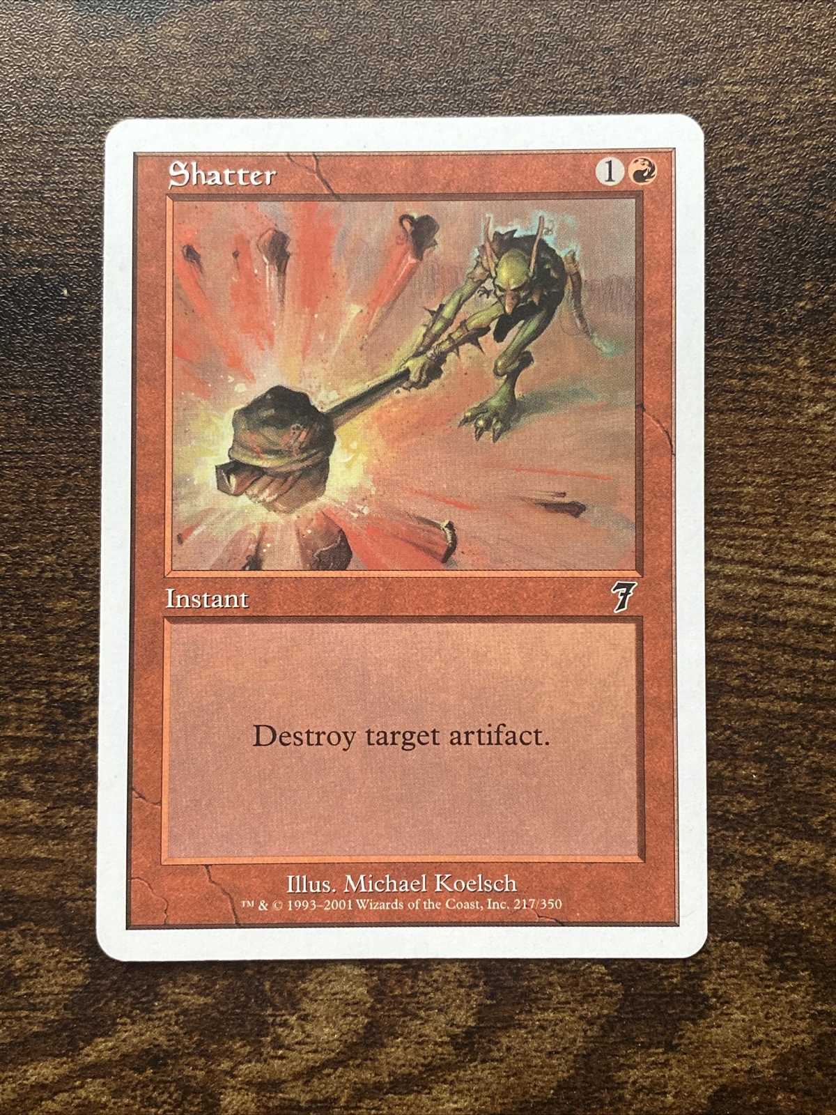 Shatter (217) Seventh 7th Edition MTG Magic The Gathering L852* | eBay