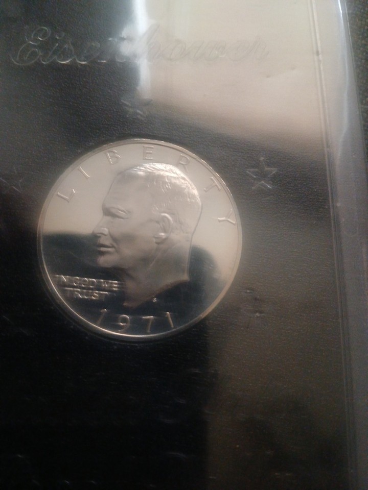 1971-S Proof Eisenhower Dollar 40% Silver | eBay