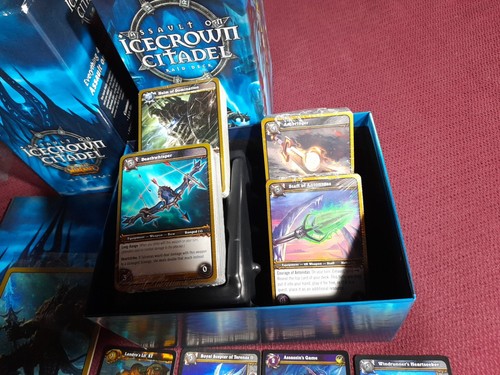 Open loot-Warcraft TCG Icecrown Citadel Raid Decks Sealed Complete WoW ...