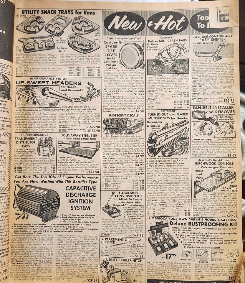 Vtg Original 1977 JC Whitney Automotive Parts & Accessories Book ...