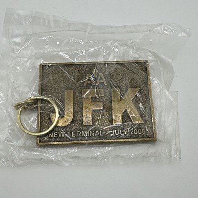 Vintage American Airlines Aviation JFK New York Airport Keychain NIP ...