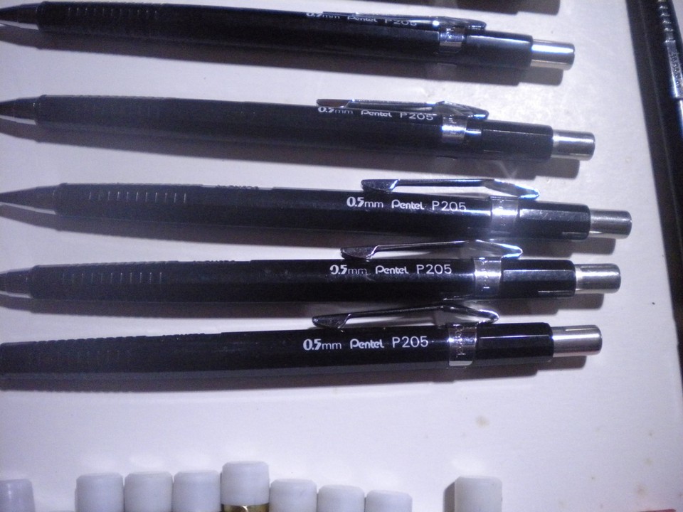 Vintage Pentel Automatic Pencil .5mm 12 Pencils - Item No. P205 - In ...