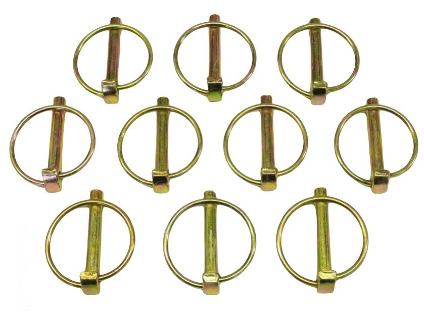 10pcs Lynch Pins Shaft Locking Retaining Pin Trailer Locking Lorry 6mm ...