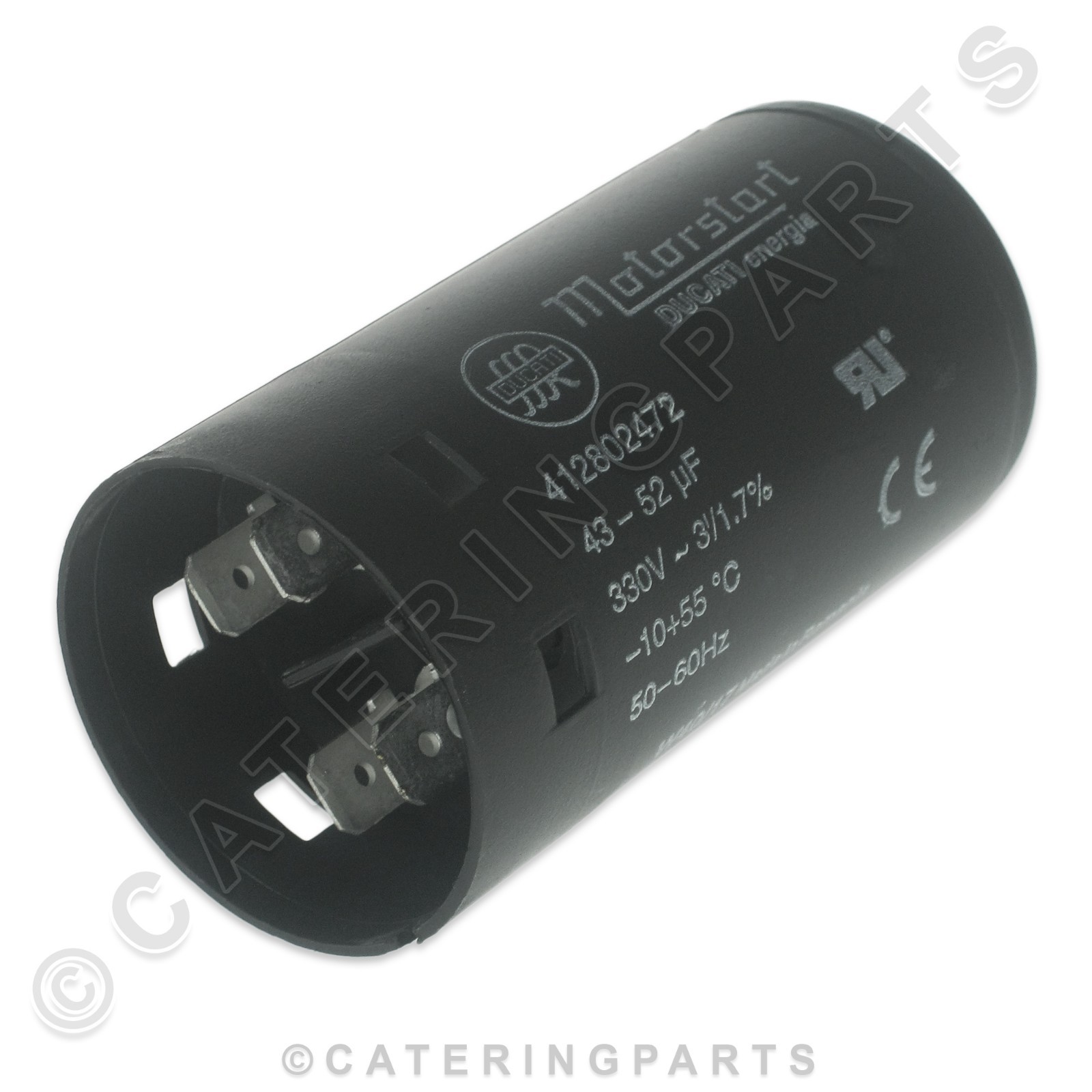 START CAPACITOR 43µF - 52µF 330V ICE MAKER MACHINE REFRIGERATED ...