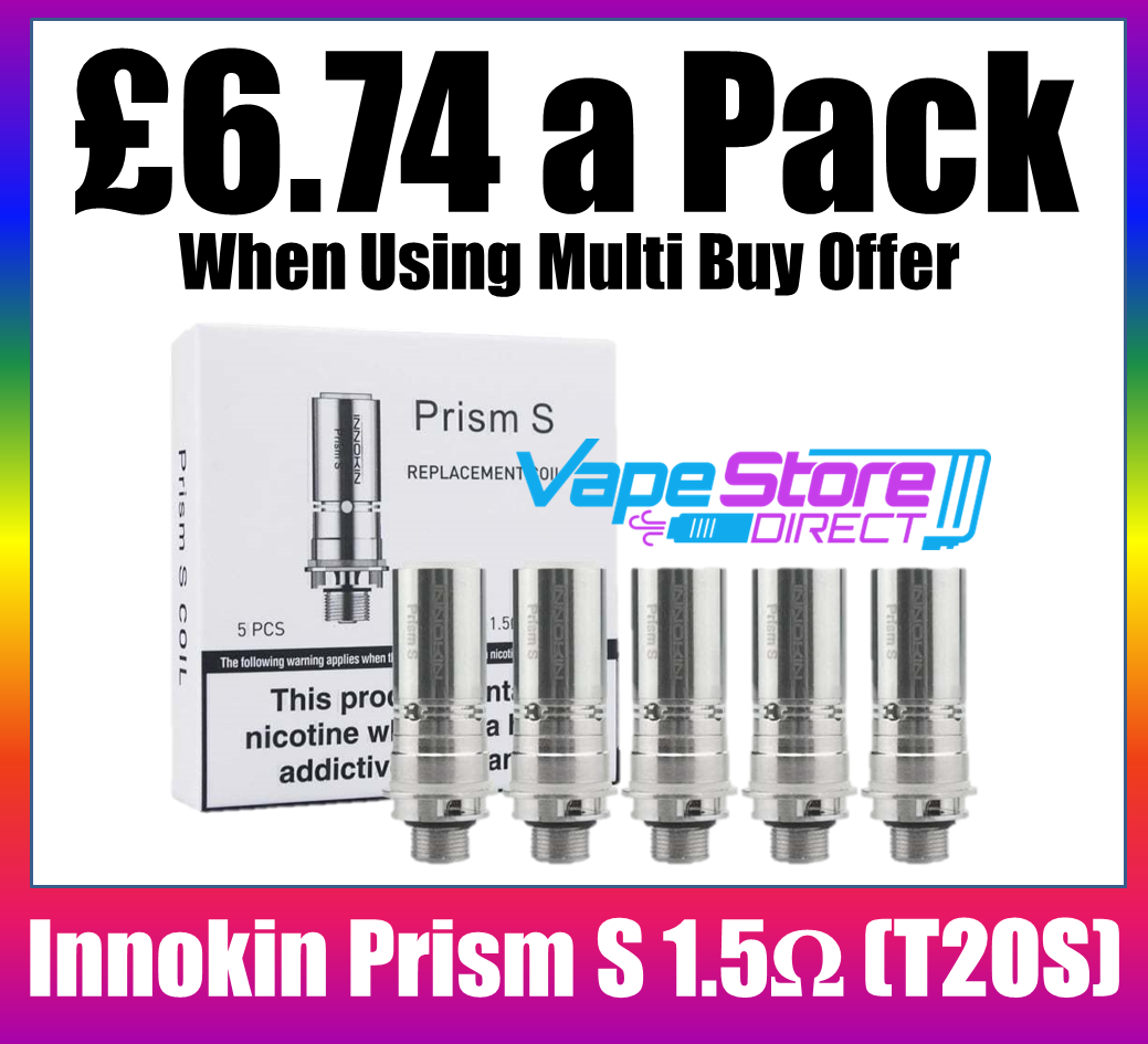 Innokin | Prism S T20-S / T20S Coils | 1.5 Ohm | Pack of 5 | eBay UK