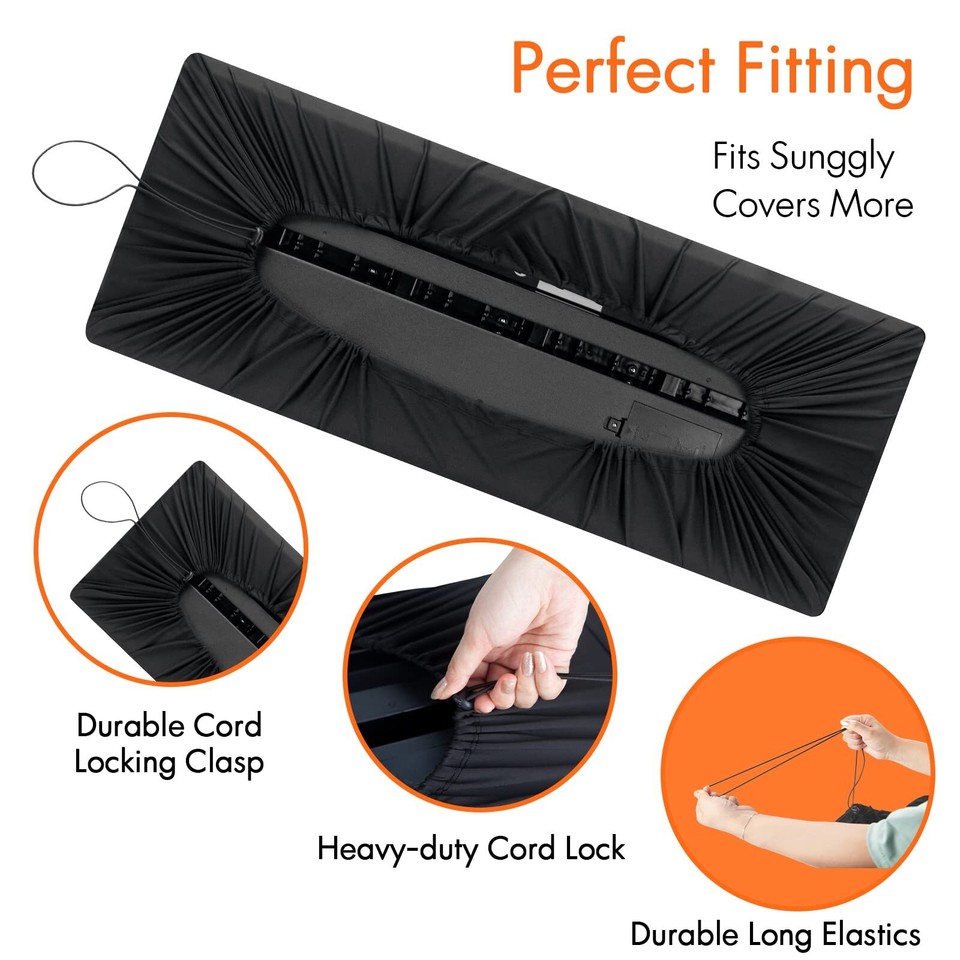 Piano Keyboard Cover 76 Keys Piano Music Keyboard Dirt Proof Cover ...