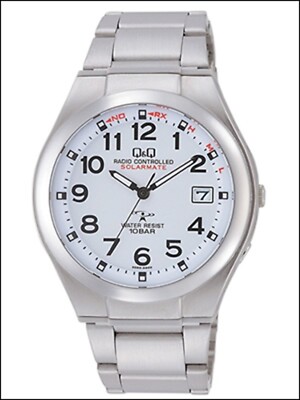 CITIZEN Q&Q HG12-204 Watch Radio Solar SOLARMATE Analog Waterproof ...