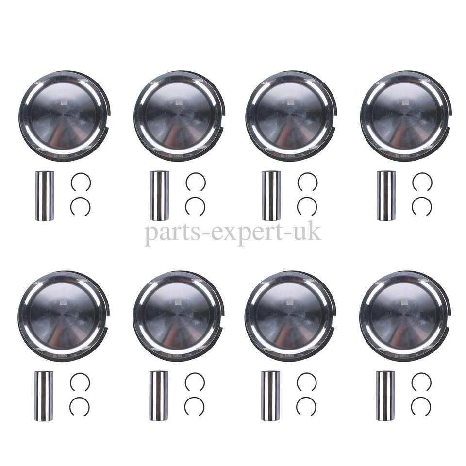 AJ133 8* Pistons & Rings for Land Range Rover Sport, Jaguar XJ 5.0L V8 ...